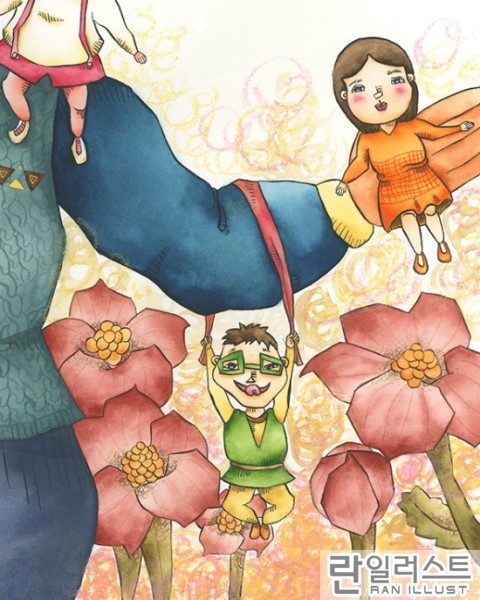 욕심쟁이 거인 표지수채화동화일러스트작가 도린란일러스트일러스트학원동화일러스트동화일러스트학원삽화예쁜그림평생직업취미
